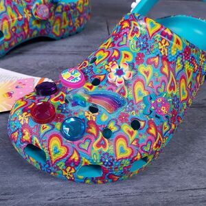 CROCS | Shoes | Crocs X Lisa Frank Classic Clogs Kids Size J5 Womens 7 ...